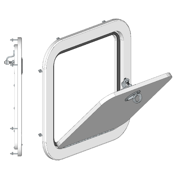 Arcoplast service and access Hatches are avalible in a range of sizes ...