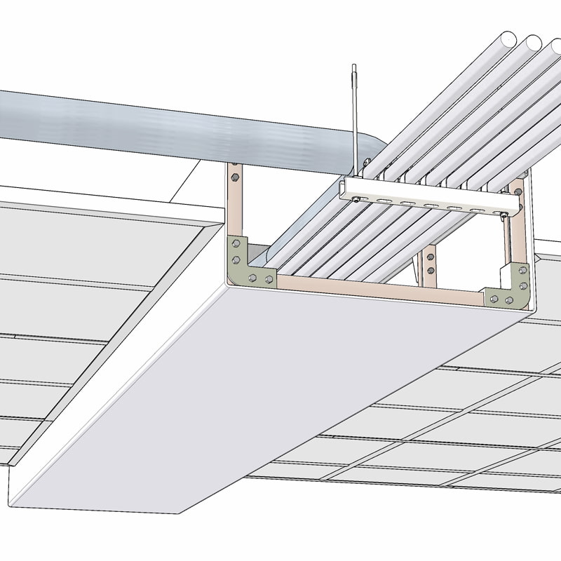 Arcoform protective shrouds, beam and column covers, face plates.