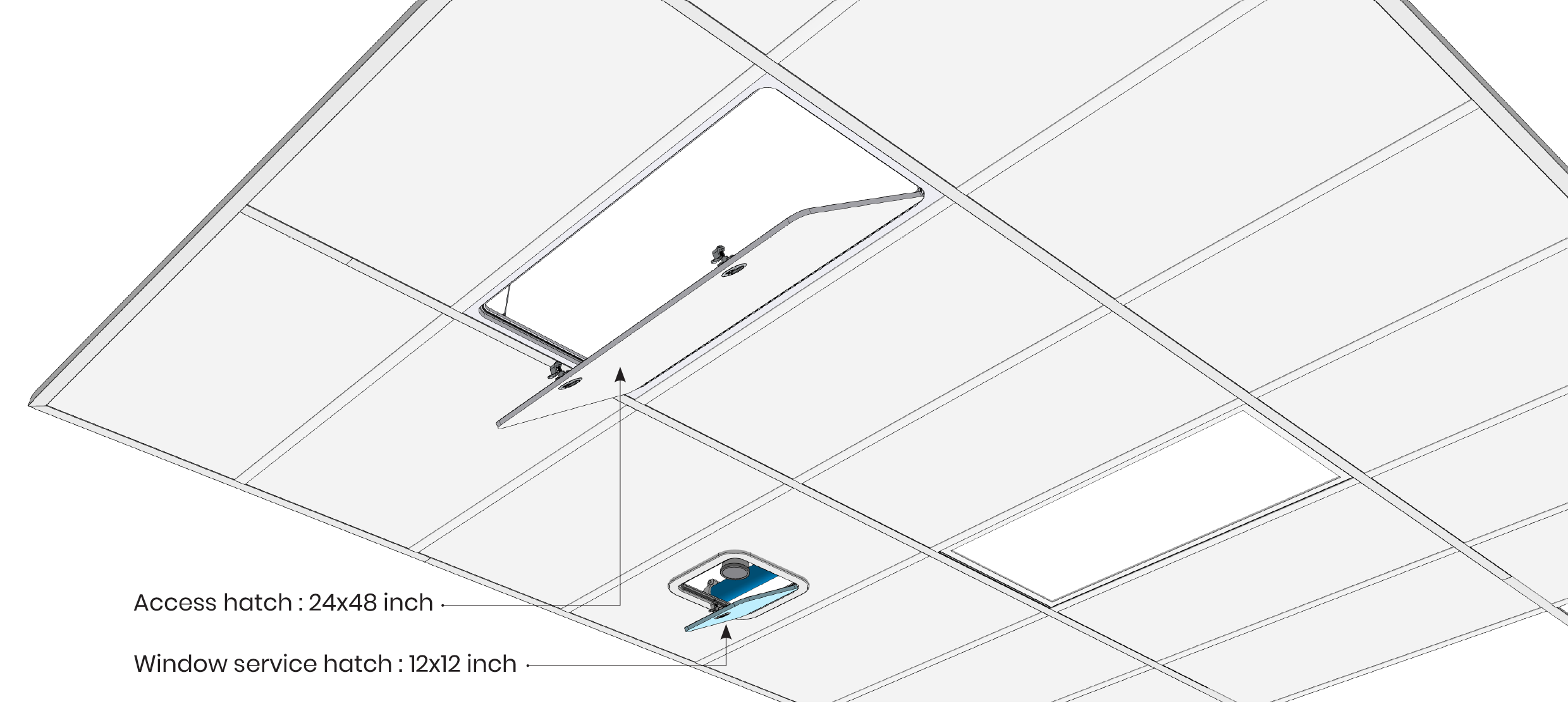 Arcoplast. TR35 FRP, suspended ceiling grid and layin panel system for ...