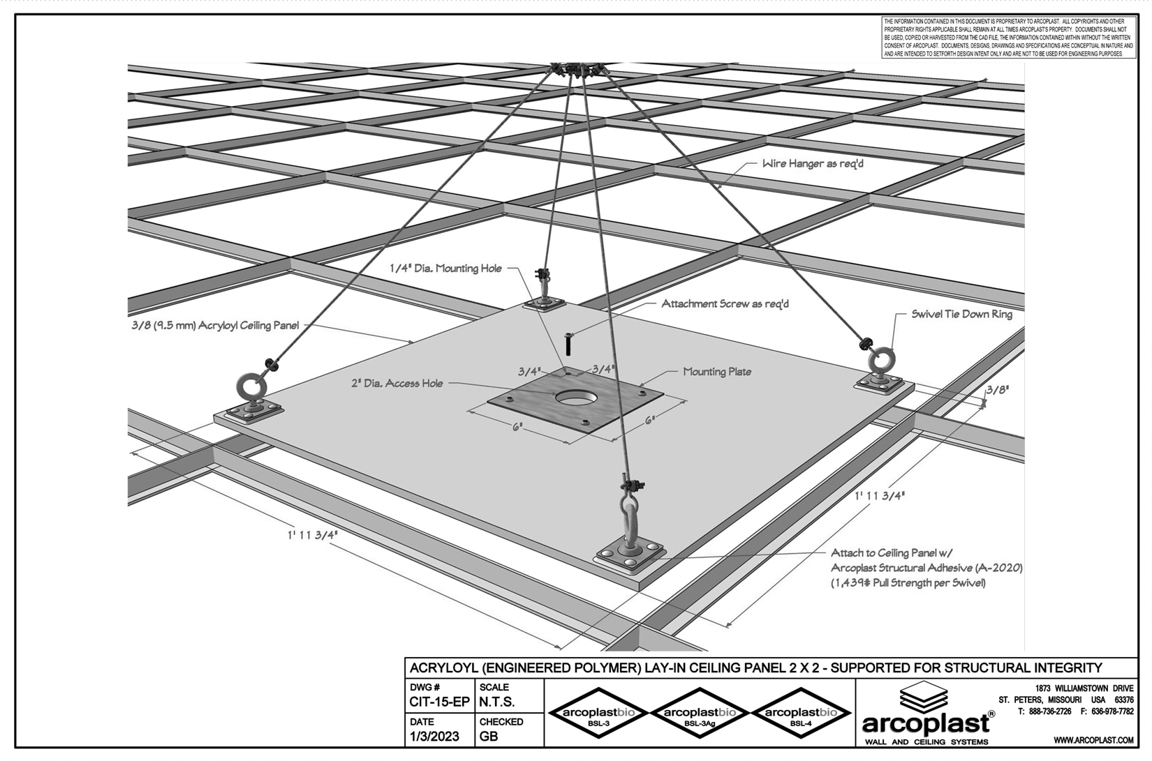 TR35 FRP suspended layin ceiling panel grid system, designed for wet ...